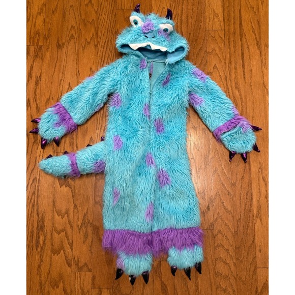 Disney | Costumes | Sully Monsters Inc Costume Kids Xs Princess ...